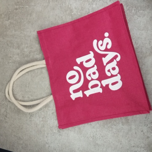 Bags | No Bad Days Canvas Tote Bag | Poshmark